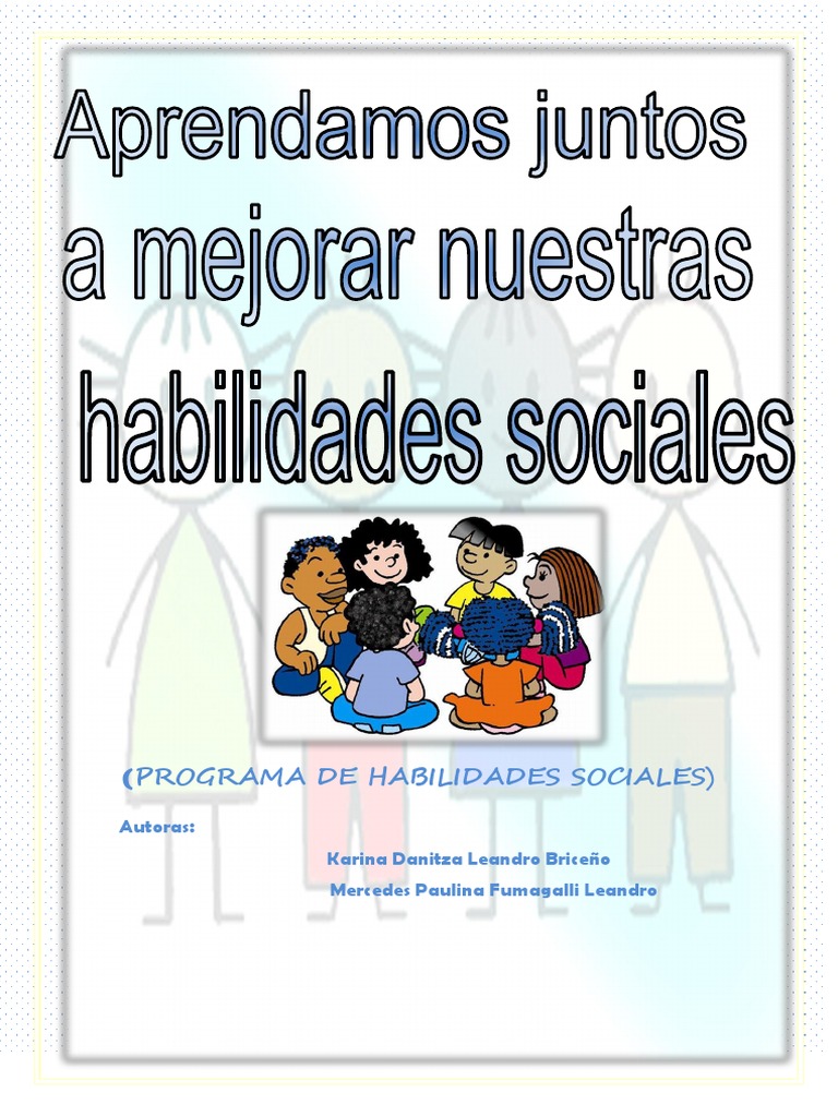 Programa de Habilidades Sociales | PDF | Educación primaria | Habilidades sociales