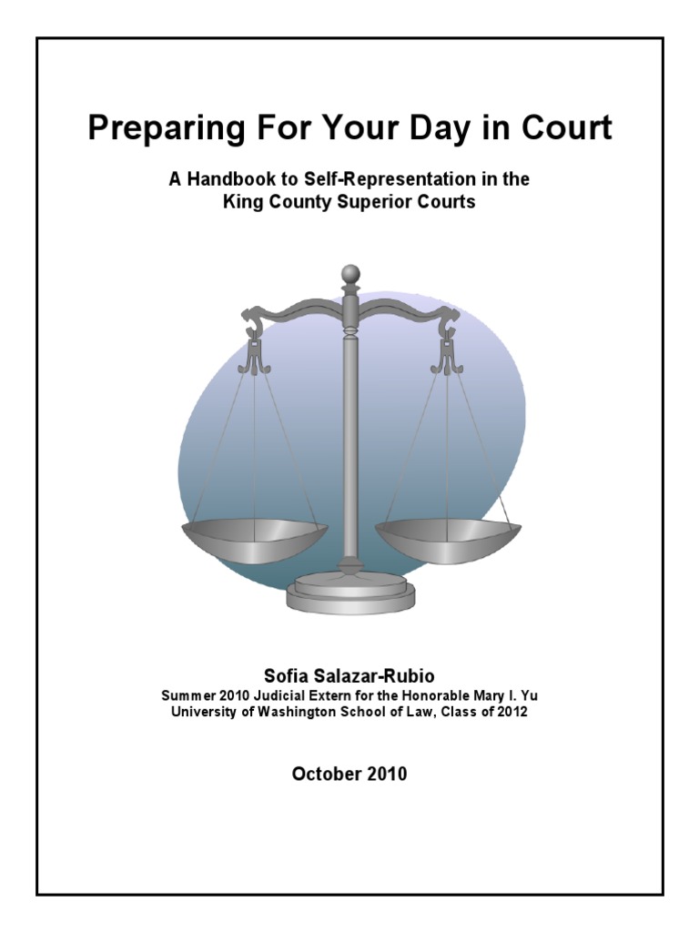 Your Day in Court Handbook | PDF | Service Of Process | Alternative ...