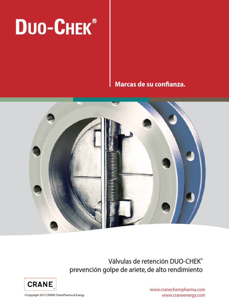 Valvula Check Marca Crane Tipo Duo Chek 16 Jun | Petróleo | Agua ...