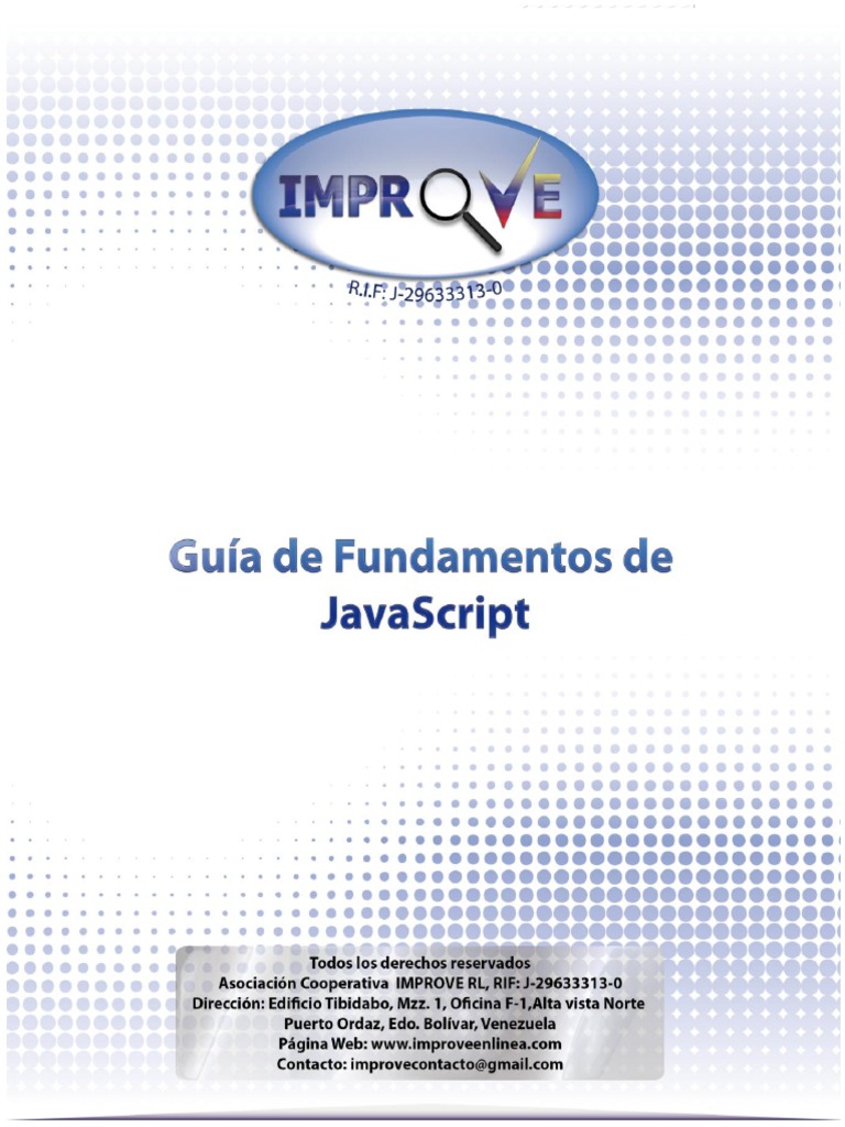 Nociones Basicas de Javascript | Descargar gratis PDF | Script Java | Java (lenguaje de ...