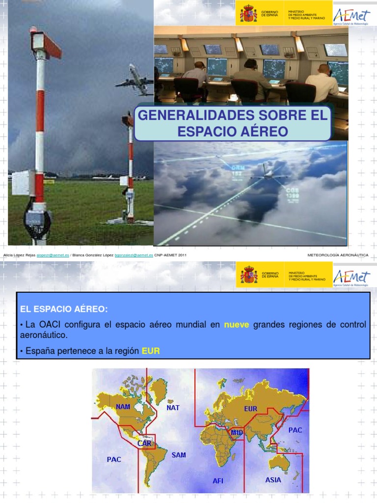 02. Generalidades Sobre El Espacio Aereo | Control de tráfico aéreo ...