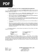 Sample Notary Acknowledgement Form Philippines | PDF | Notary Public ...