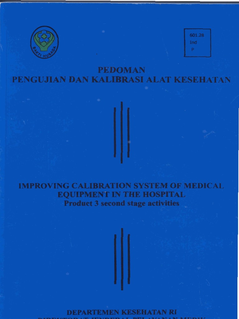Pedoman Pengujian Dan Kalibrasi Alat Kesehatan | PDF