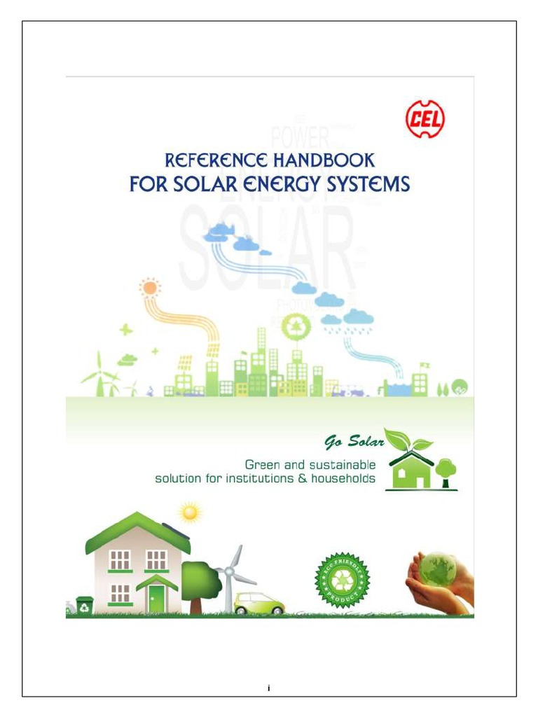 Reference Handbook on solar energy systems. | Solar Power | Photovoltaics