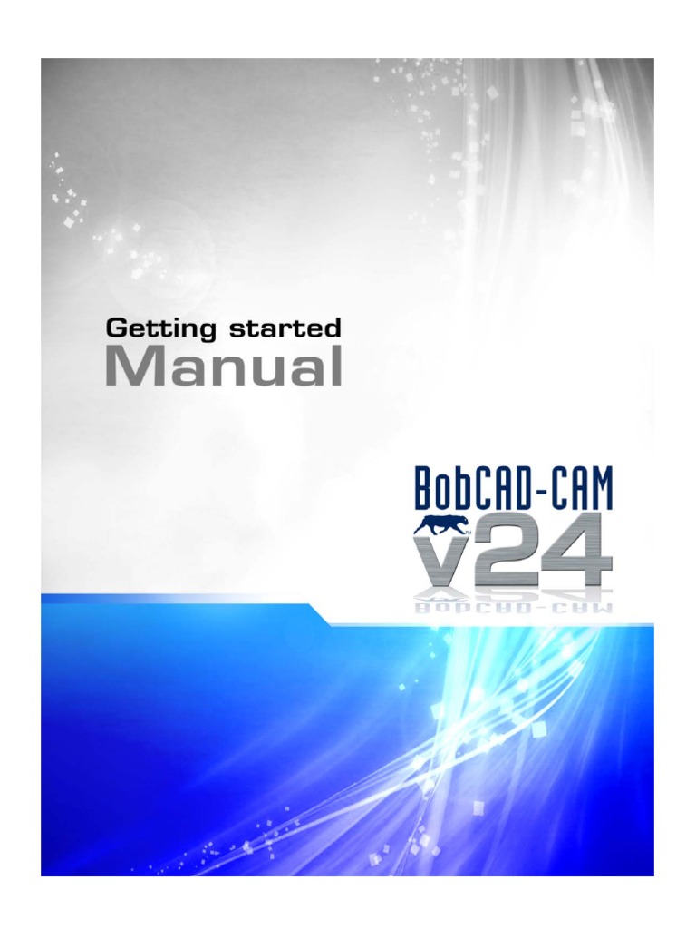 V24 Getting Started Manual | PDF | Drill | Installation (Computer Programs)