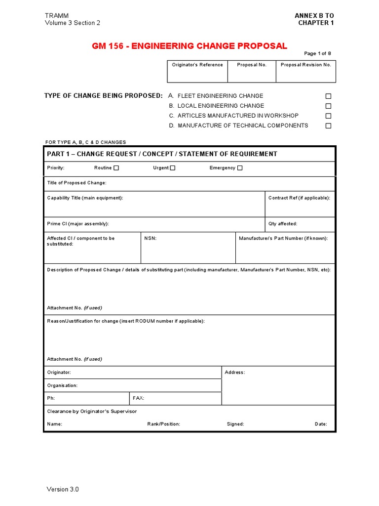 Engineering Change Proposal | PDF | Reliability Engineering | Computing