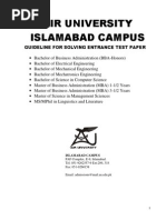 NTS Sample Paper for NAT Test | PDF | Multiple Choice | Test (Assessment)