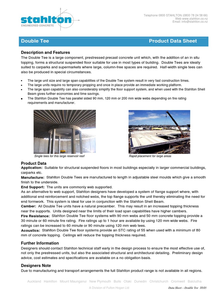 Double Tee | Precast Concrete | Architectural Design