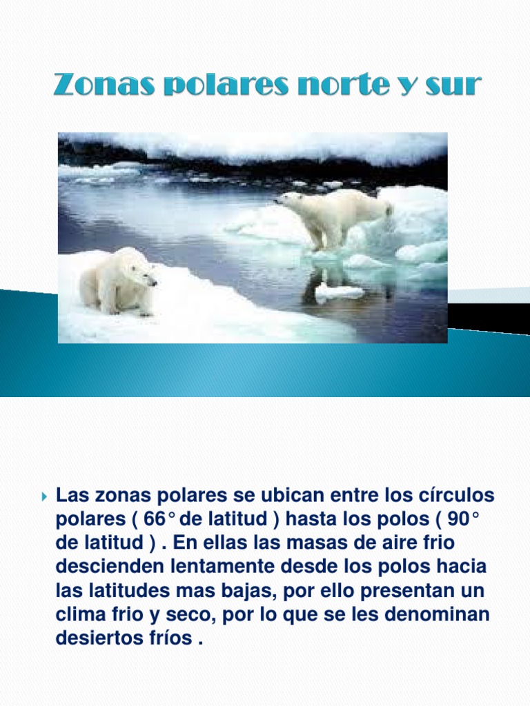 Zonas Polares | PDF | Ciencias de la Tierra | Geografía Física