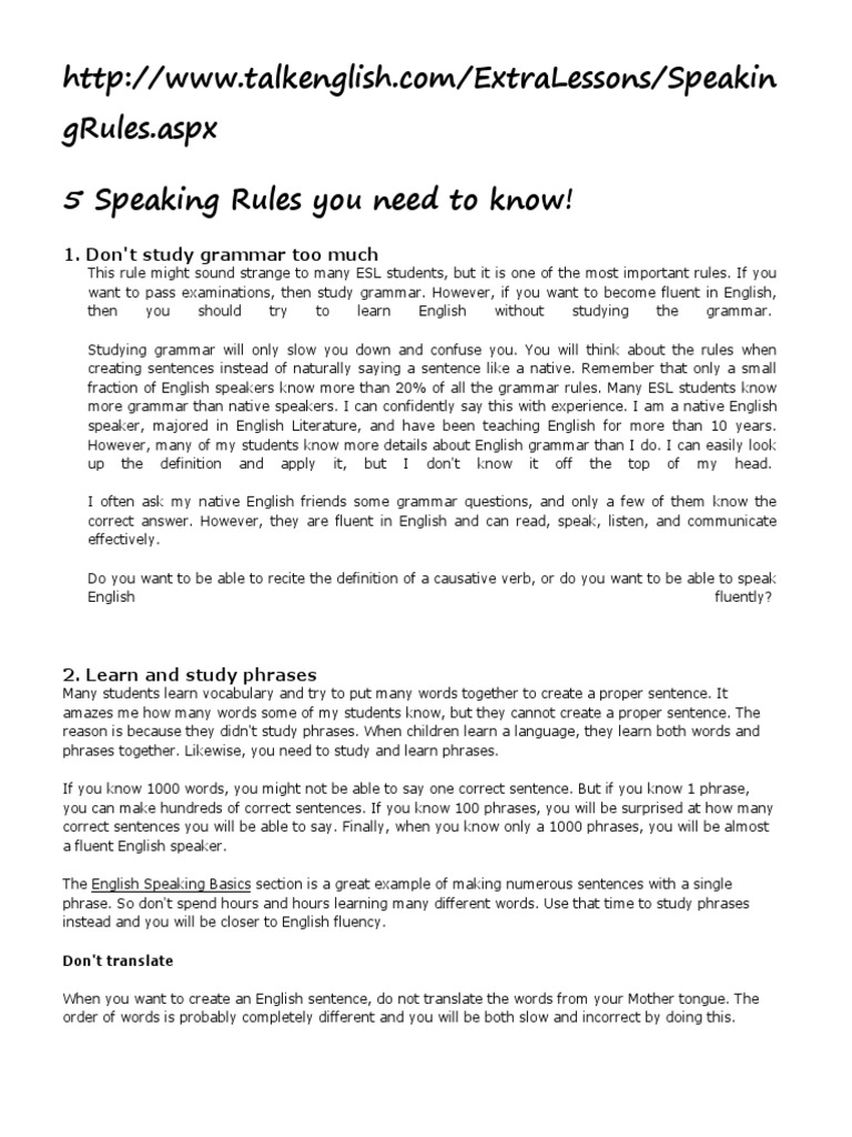 Spoken English Easy Methods | PDF | Fluency | Verb