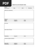CAPA Form Example | PDF | Quality Assurance | Production And Manufacturing