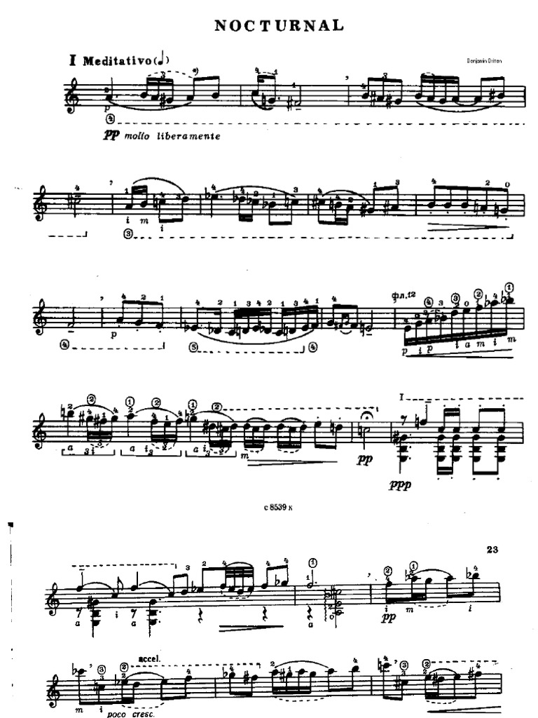 Britten Nocturnal | PDF