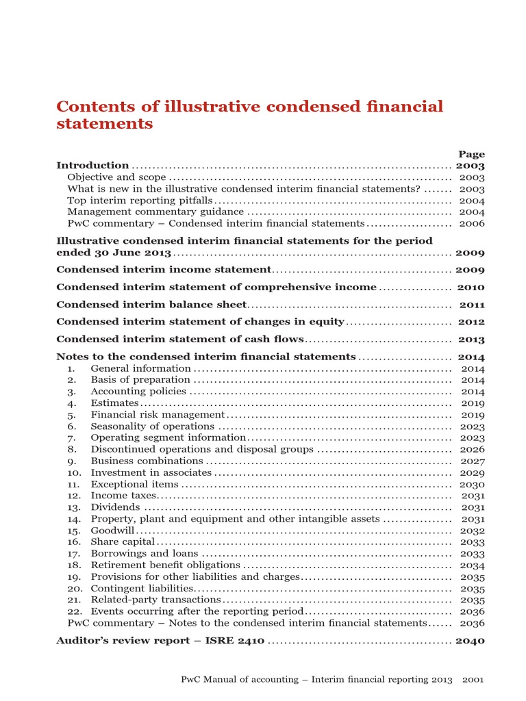 Illustrative Financial Statements | Download Free PDF | International ...