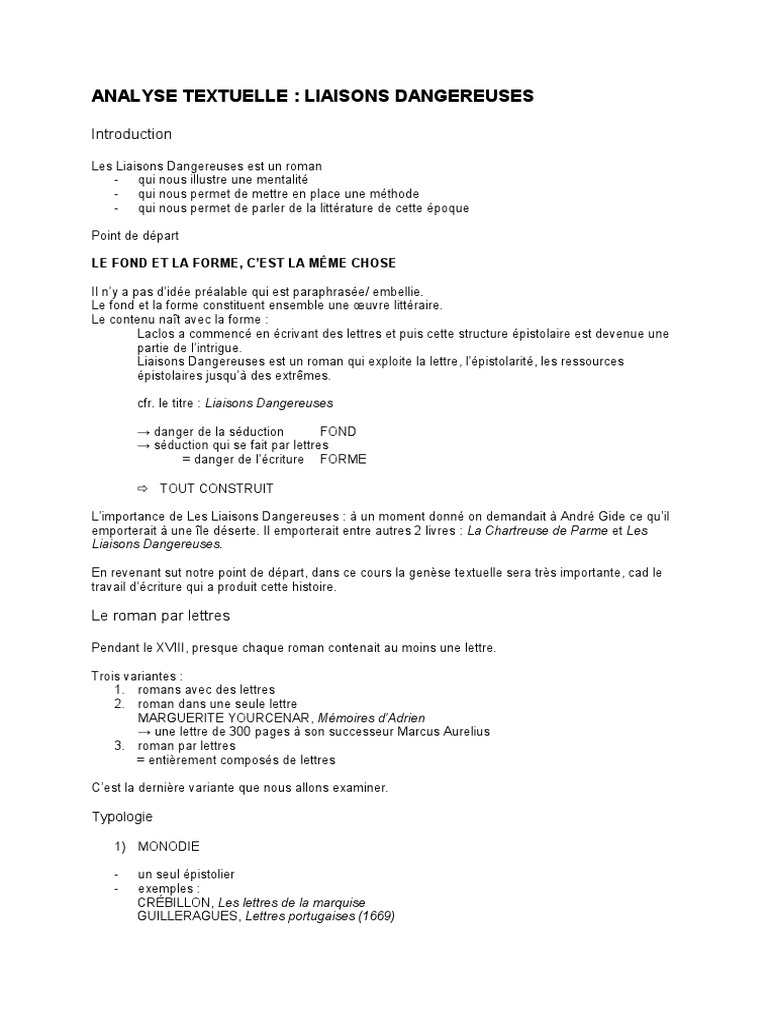 Liaisons Dangereuses | PDF | Narration | Science