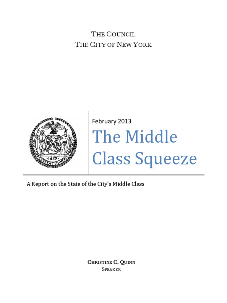 Middle Class Squeeze | PDF | American Middle Class | Middle Class