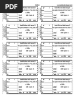 modelo de ficha Feijoada