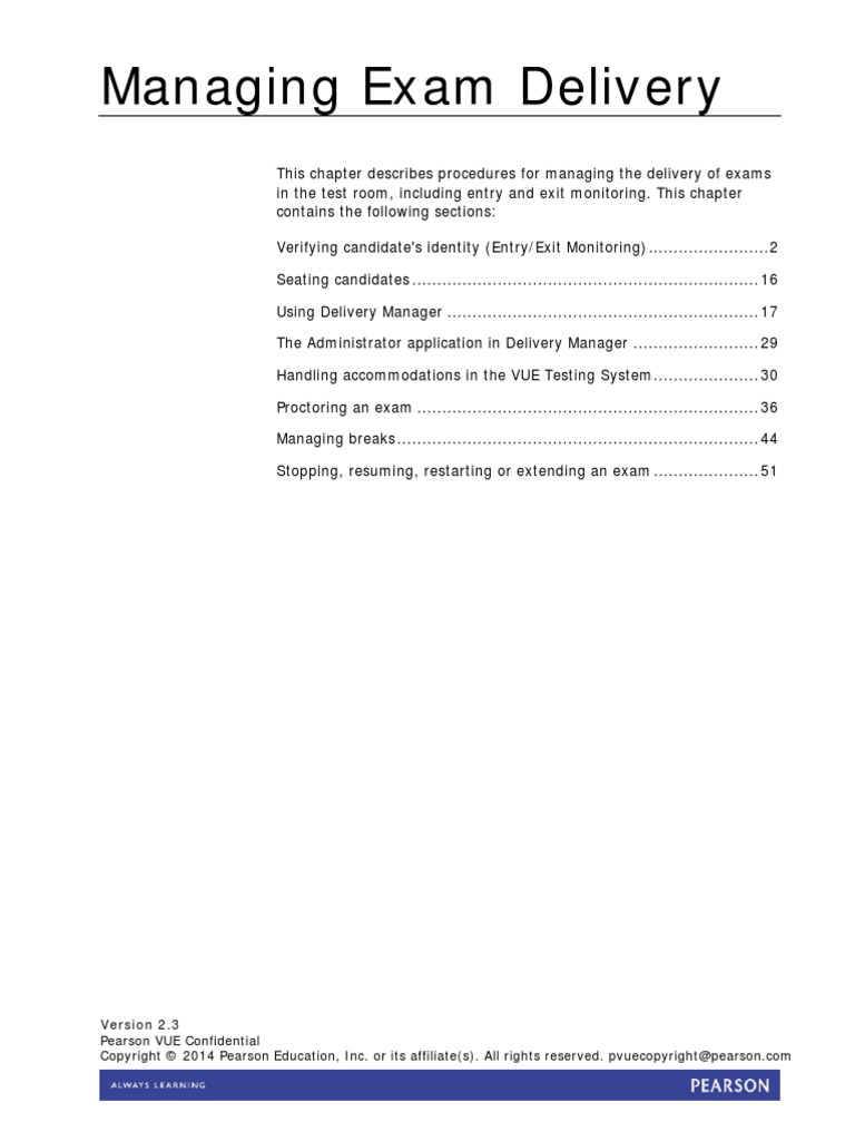 Managing Exam Delivery | PDF | Call Centre | Test (Assessment)