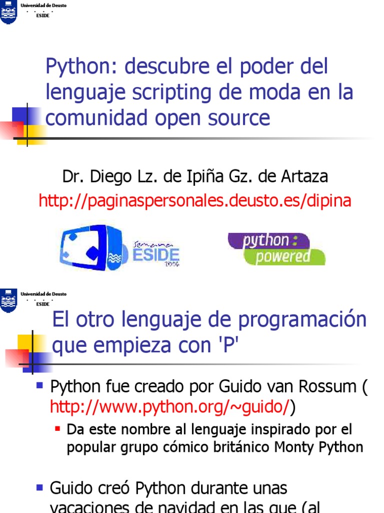 Python - Descubre El Poder Del Lenguaje Scripting de Moda en La ...