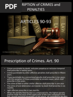 Classification and Duration of Penalties | PDF | Prison | Government