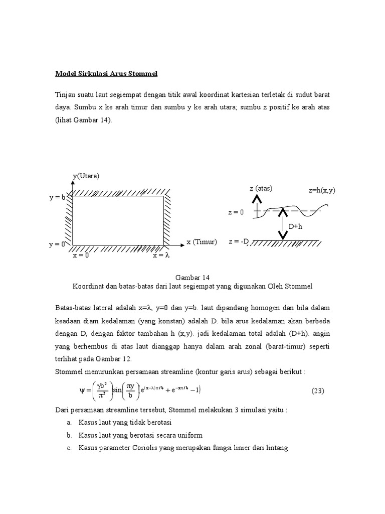 Model Arus Stommel | PDF