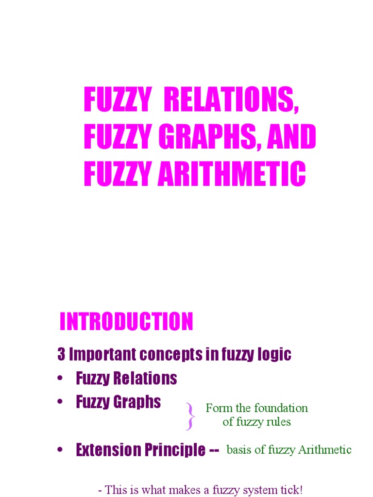 Fuzzy Relations | Download Free PDF | Fuzzy Logic | Function (Mathematics)