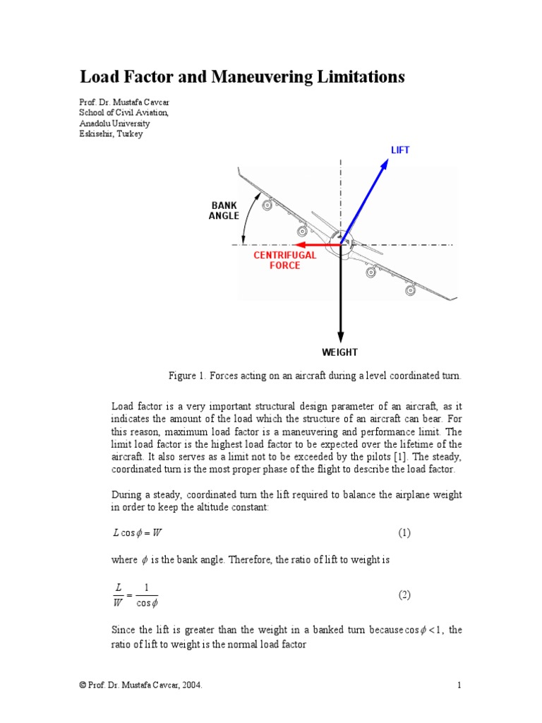 Load Factor | PDF | Aircraft | Aerospace
