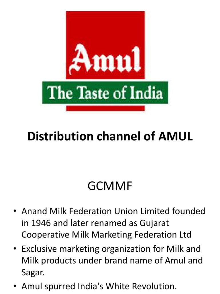 Distribution Channel of AMUL | PDF | Retail | Milk
