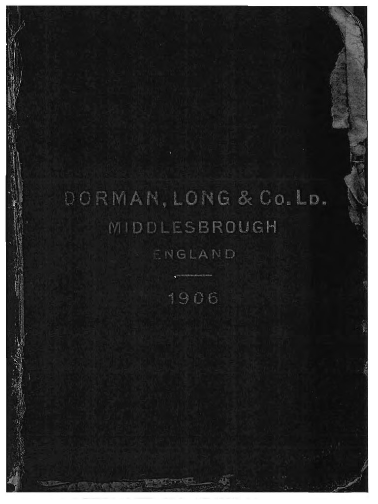 Dorman Long - Handbook 1906 | Rolling (Metalworking) | Steel