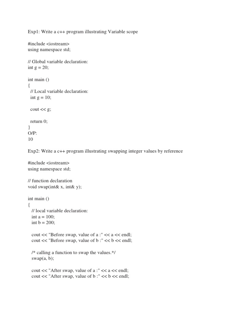 Oops Through C++ Prgms | Download Free PDF | C++ | Constructor (Object ...