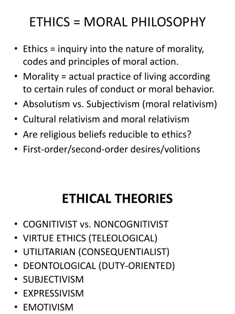 Ethics Moral Philosophy | PDF | Virtue Ethics | Ethical Theories