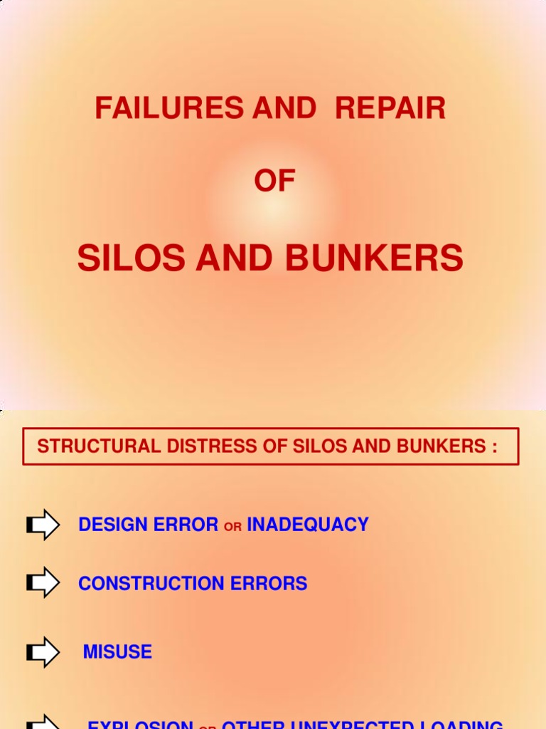 Silo Structural Failures and Repairs | PDF | Concrete | Wall