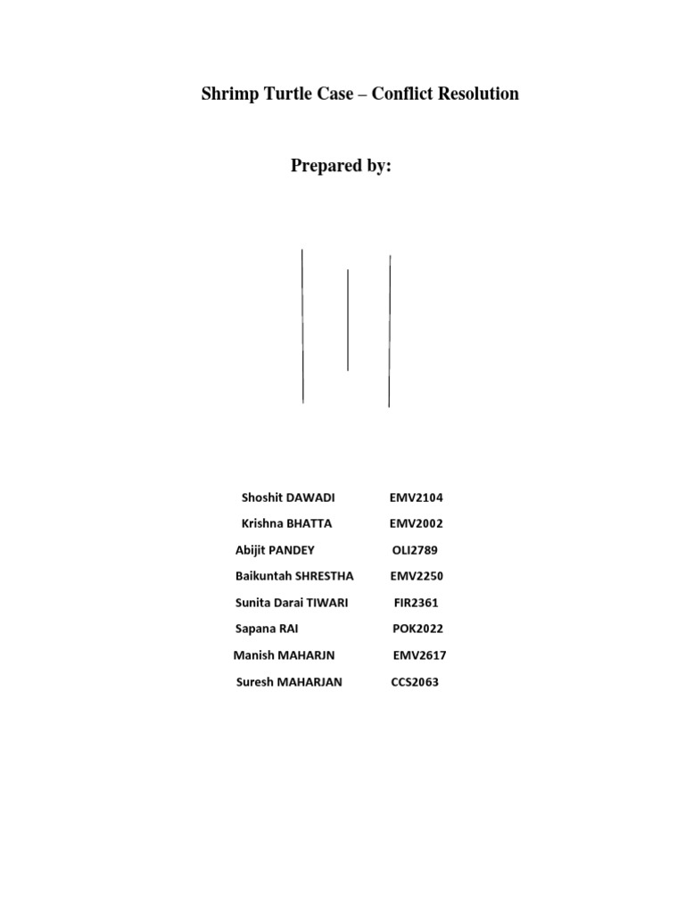 Shrimp Turtle Case | PDF | Environmental Policy | Free Trade