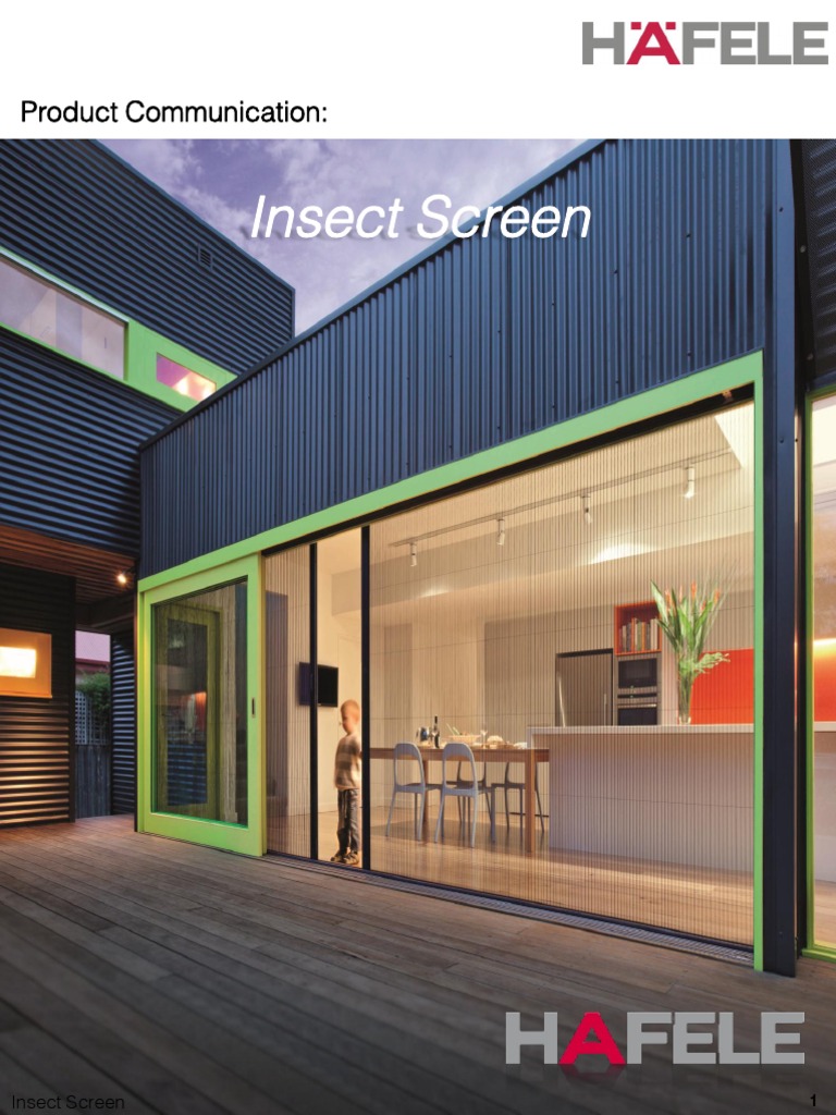 Brio® 612 Retractable Pleated Insect Screen by Hafele India (P) Ltd ...