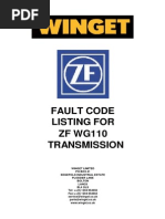 ZF Transmission Fault Codes Overview | PDF