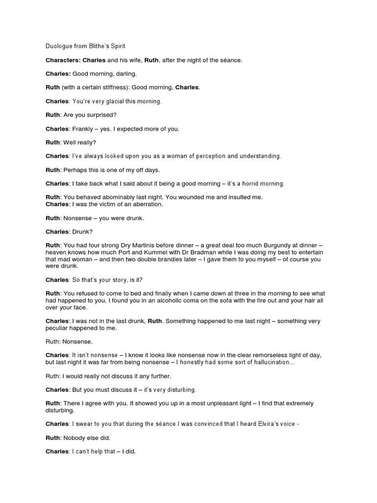 Duologue From Blithe | PDF