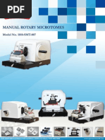 Rotary Microtome Working Principle Parts Functions and Operation | PDF | Tools | Physical Sciences