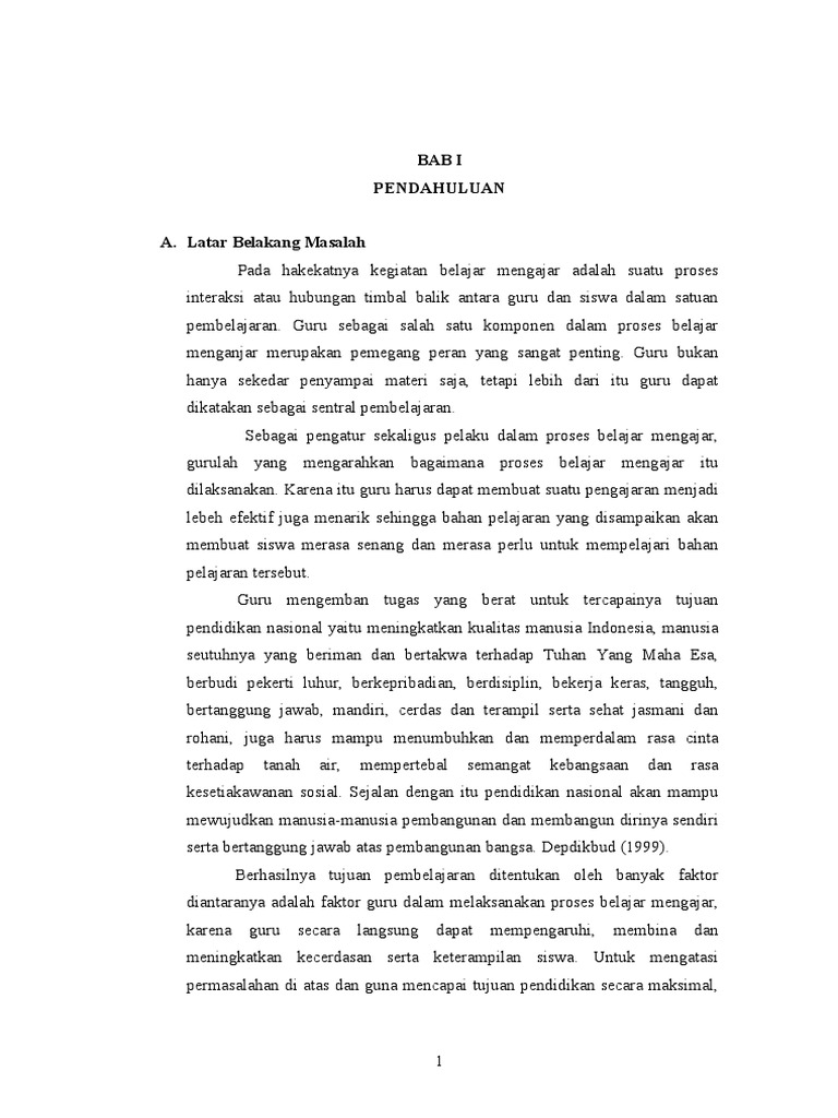 Contoh PTK 2014 | PDF