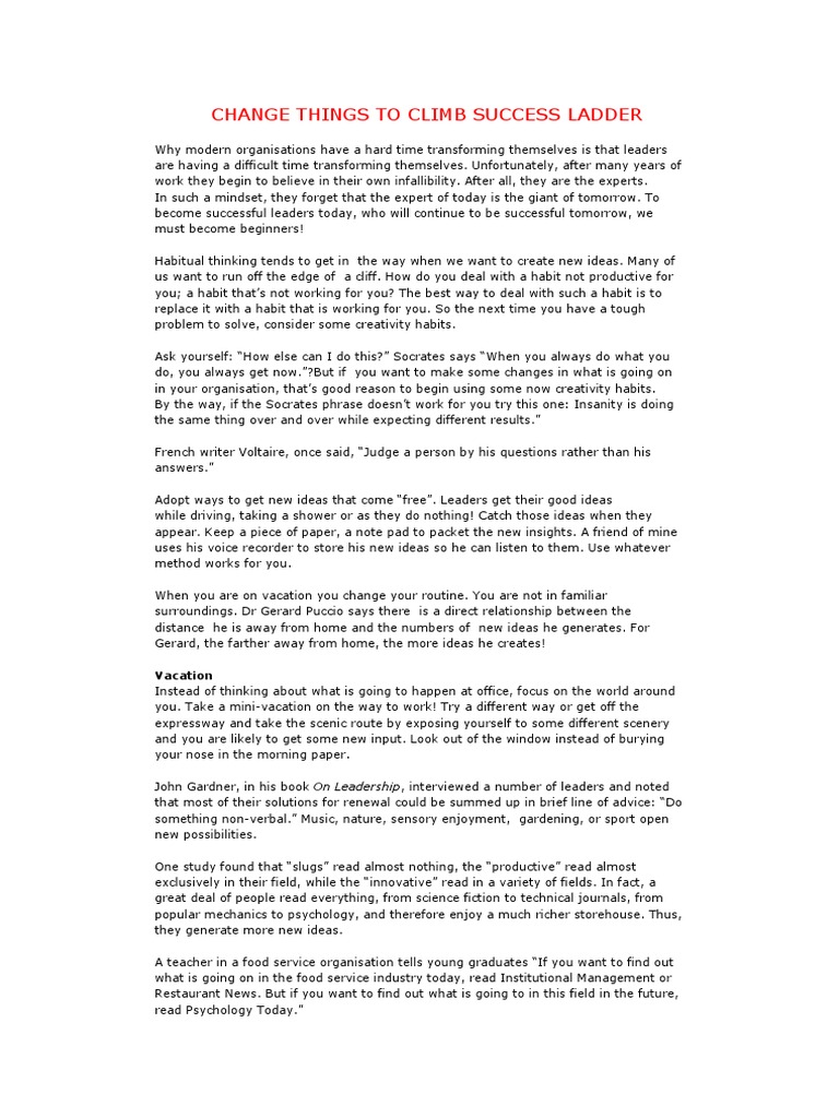 Transforming Leadership for Success | PDF | Business