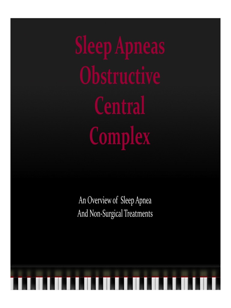 Sleep Apnea Presentation Pdf Sleep Apnea Hypertension