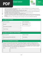 RAF 4 Claim Form | PDF | Medical Specialties | Diseases And Disorders