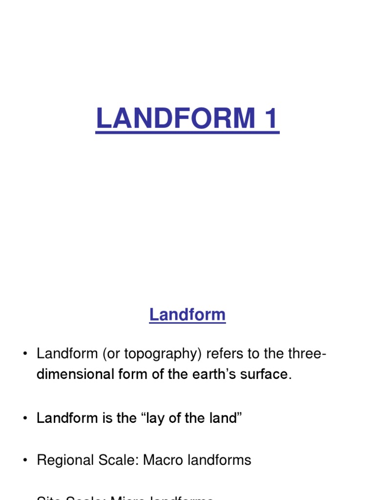 Landform 1 | PDF | Contour Line | Slope