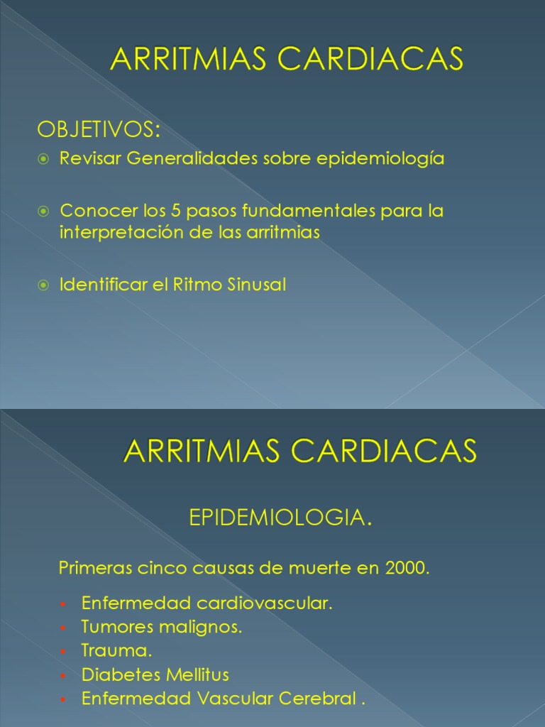 Arritmias Expo | PDF | Arritmia cardiaca | Sistema cardiovascular