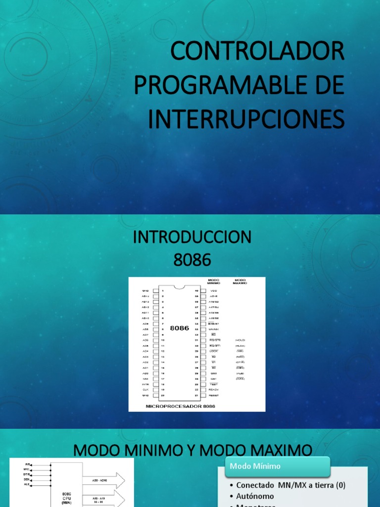 Controlador Programable de Interrupciones | PDF | Unidad Central de procesamiento | Áreas de ...