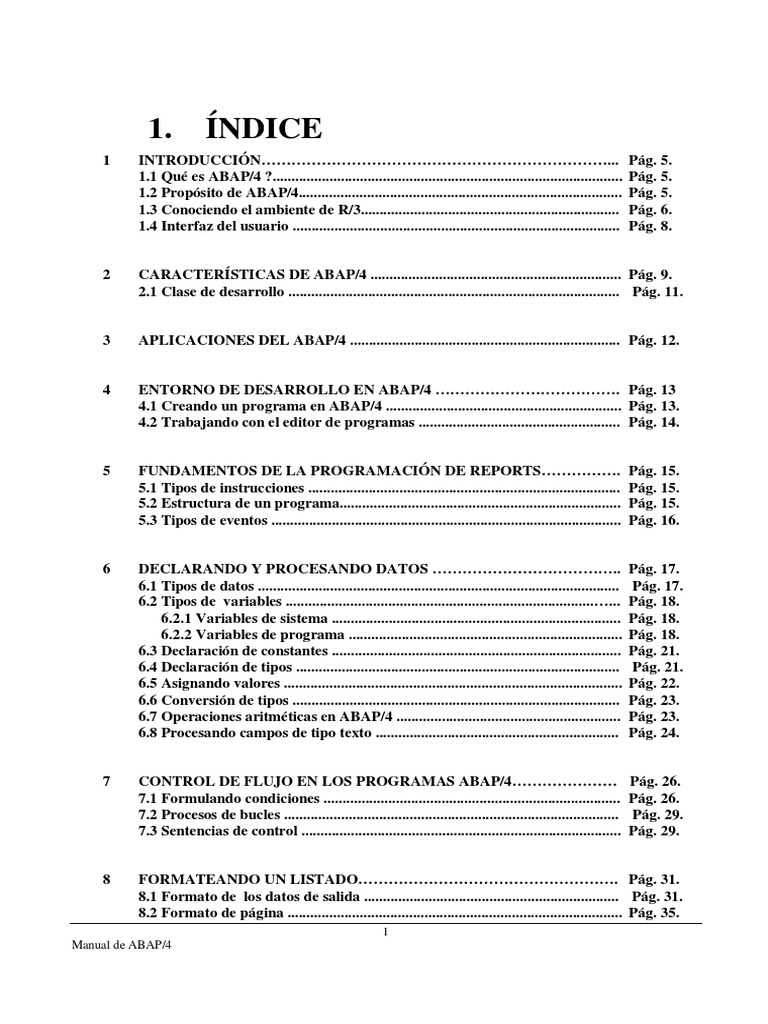 Sap Abap Curso Mejorado | PDF | Programa de computadora | Programación