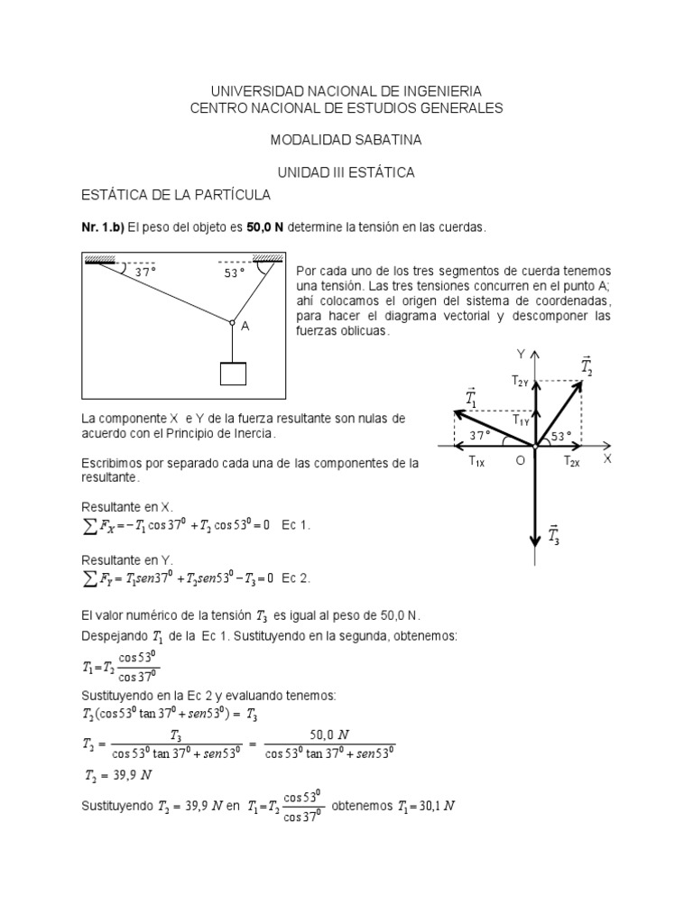 000033 Ejercicios Resueltos de Ingenieria Ingenieria Fisica Estatica de ...