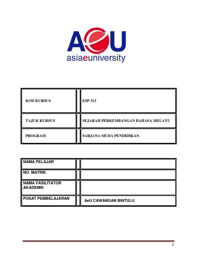 Esp313 Assignment 1 E3022 Mahmud B Ganteh E30209120931 | PDF