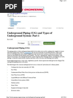 AG and UG Piping Design Specifications | PDF | Sanitary Sewer | Pipe ...