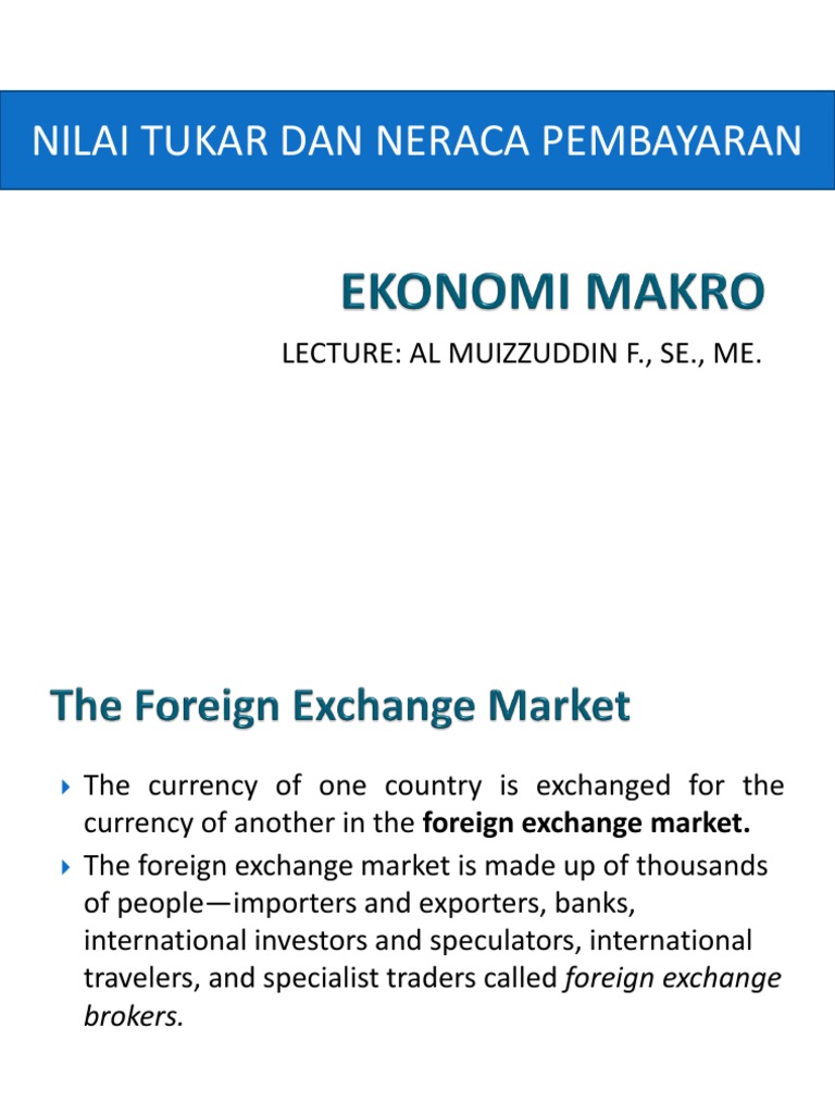 An Overview of Foreign Exchange Markets, Exchange Rates, and Their ...