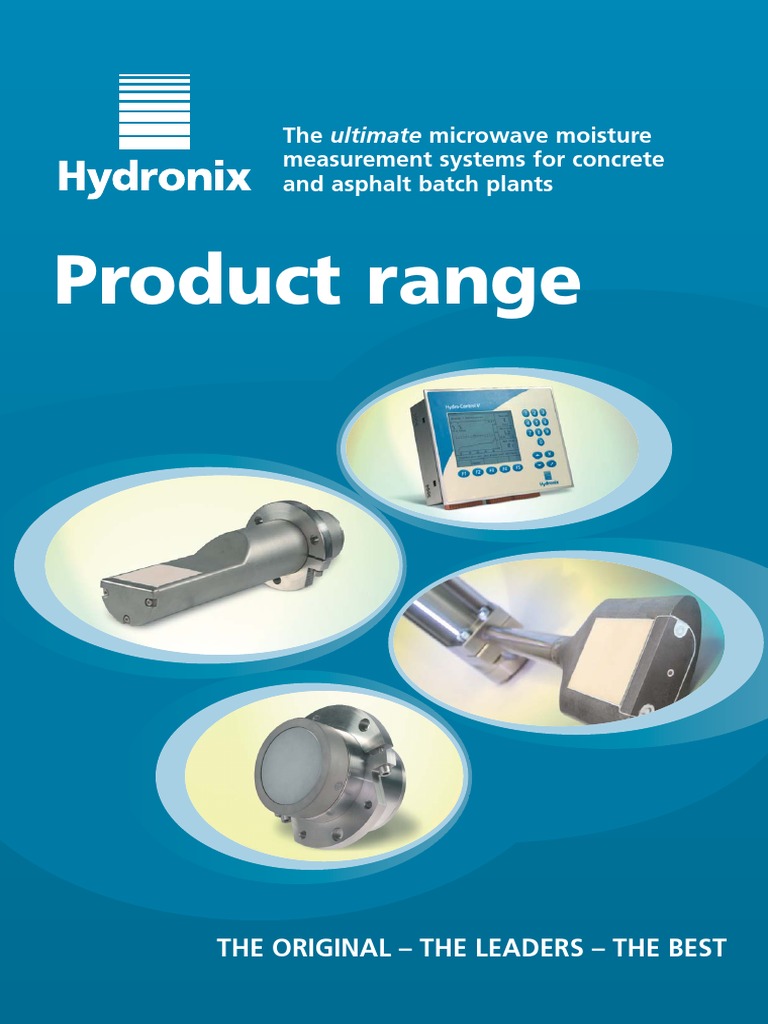 SL0005 Hydronix Range | PDF | Sensor | Control System