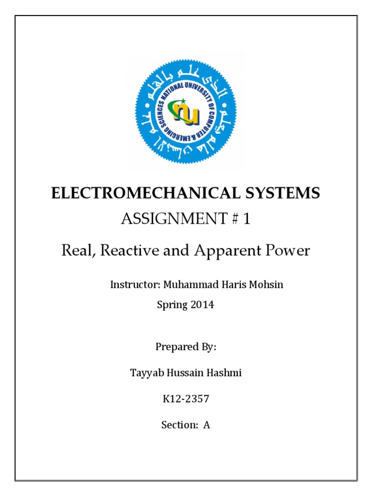 Real, Reactive and Apparent Power in Electrical Engineering | PDF | Ac ...